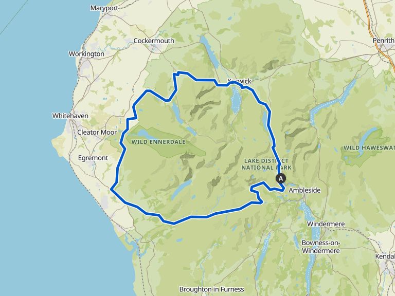 Fred Whitton Challenge eastern loop from Grasmere — Lake District ...